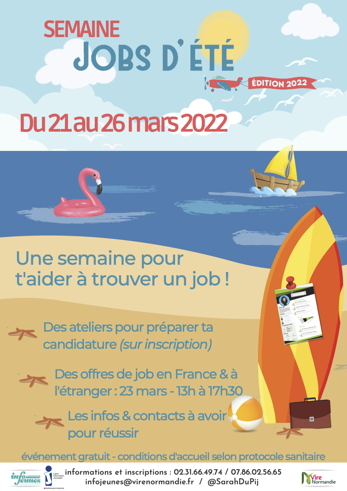 «UNE SEMAINE POUR T’AIDER A DECROCHER UN JOB D’ETE» – commune-vaudry.fr